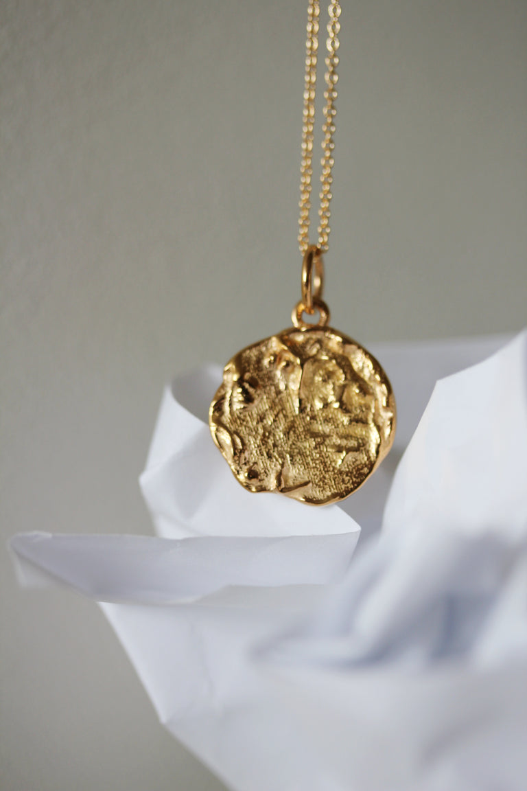 Rough Draft Necklace – Little Gold