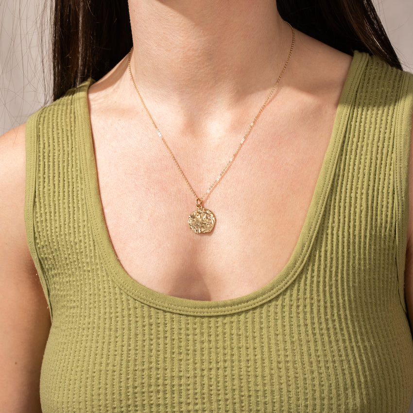 Rough Draft Necklace – Little Gold