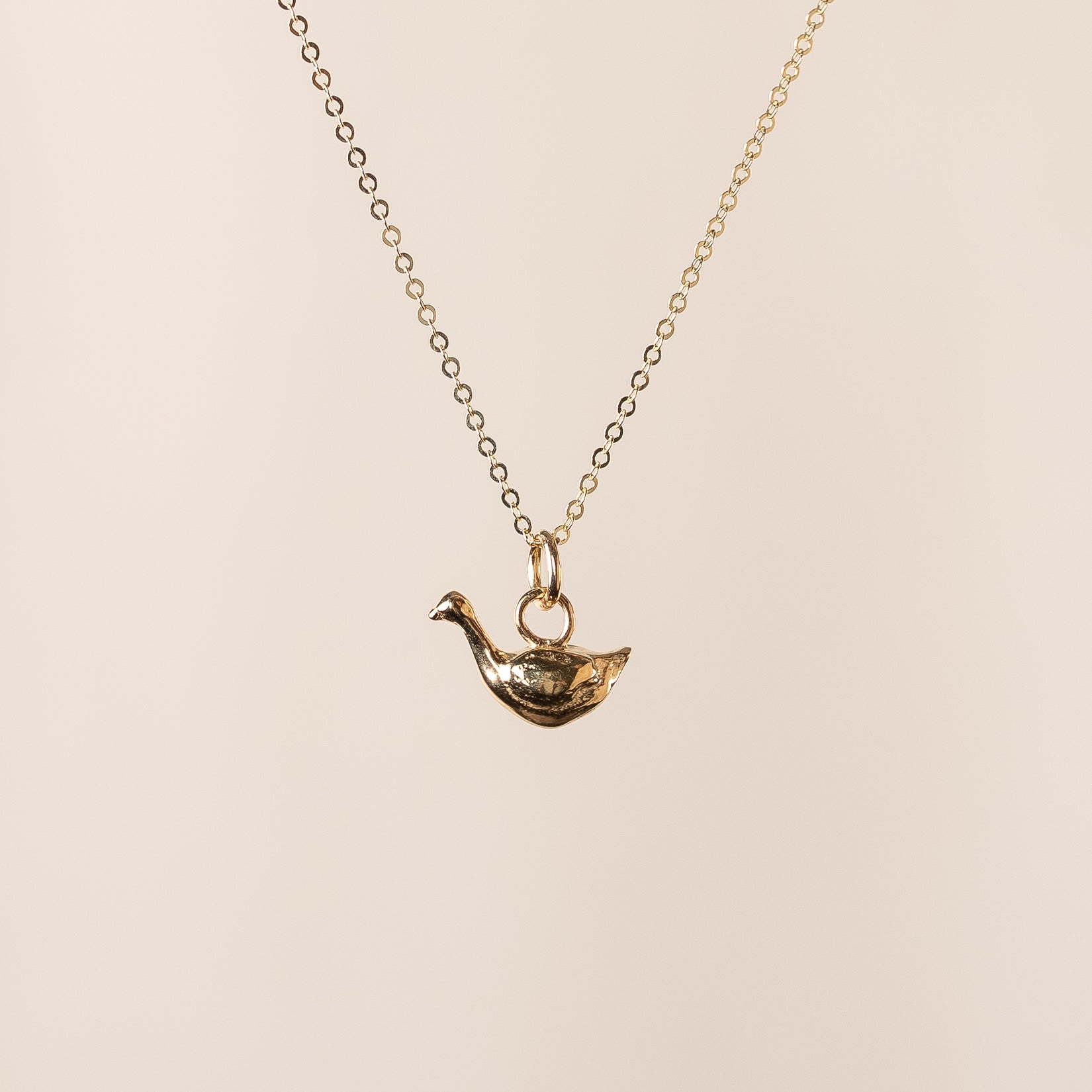 Silly Goose Necklace – Little Gold
