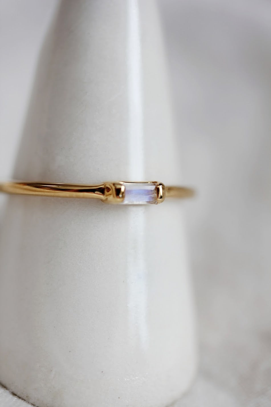 Moonstone Vesper Ring – Little Gold