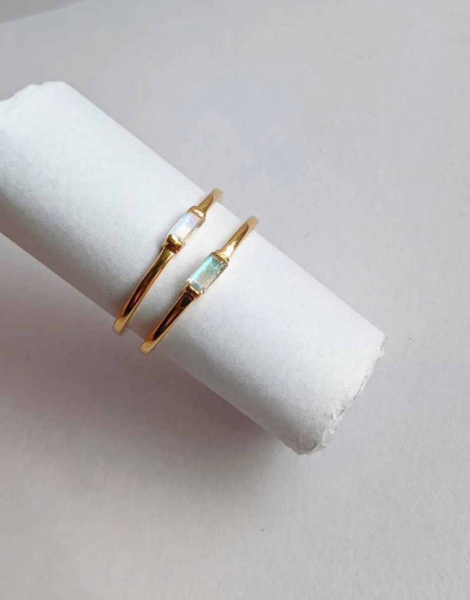 Labradorite Vesper Ring – Little Gold